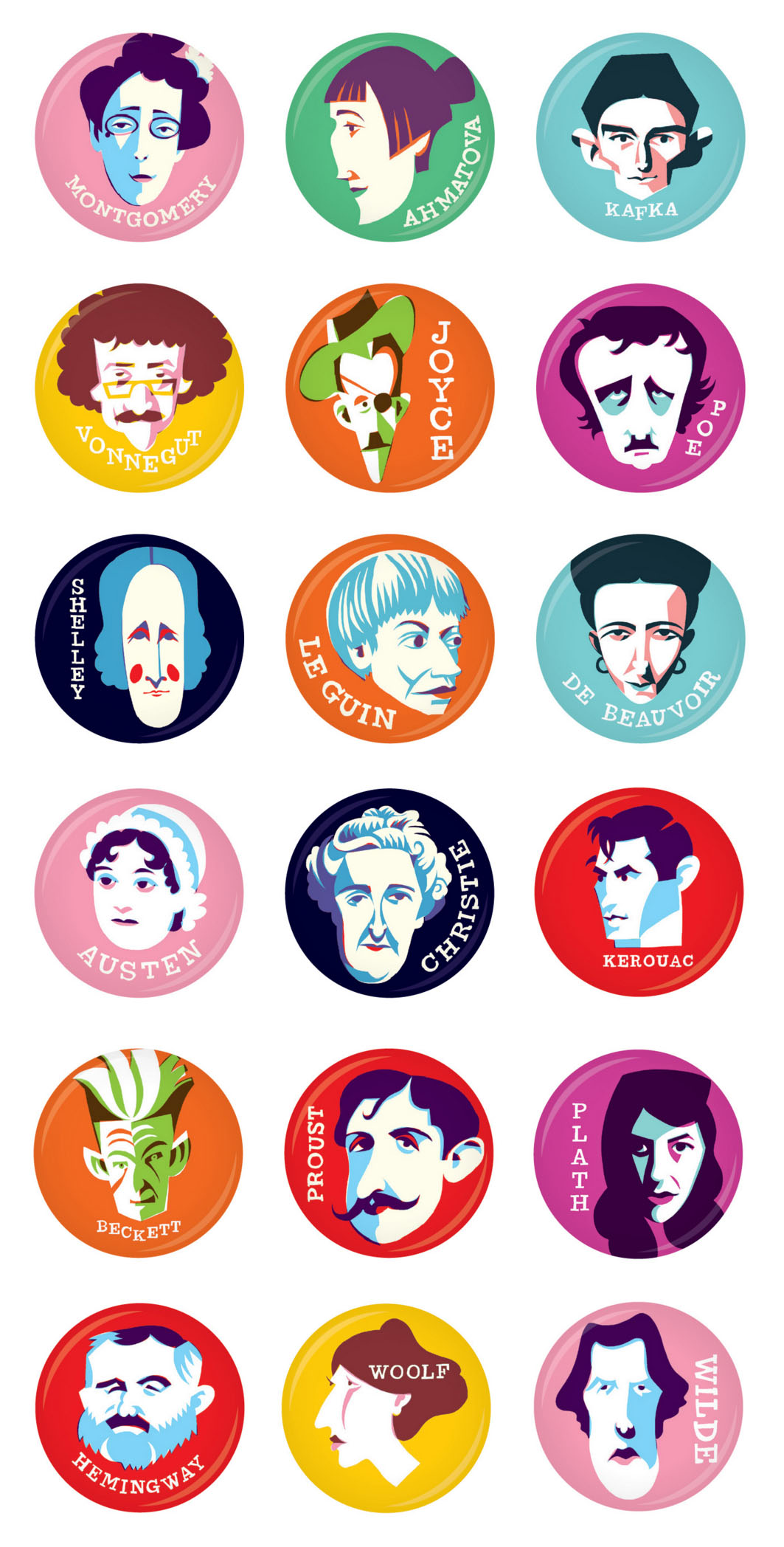 Writer Badge x 4 - Kehvola